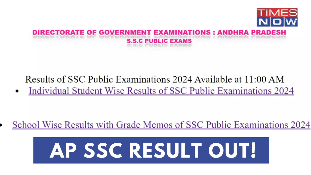 AP SSC Result 2024 DECLARED on bse.ap.gov.in, manabadi | Education News ...