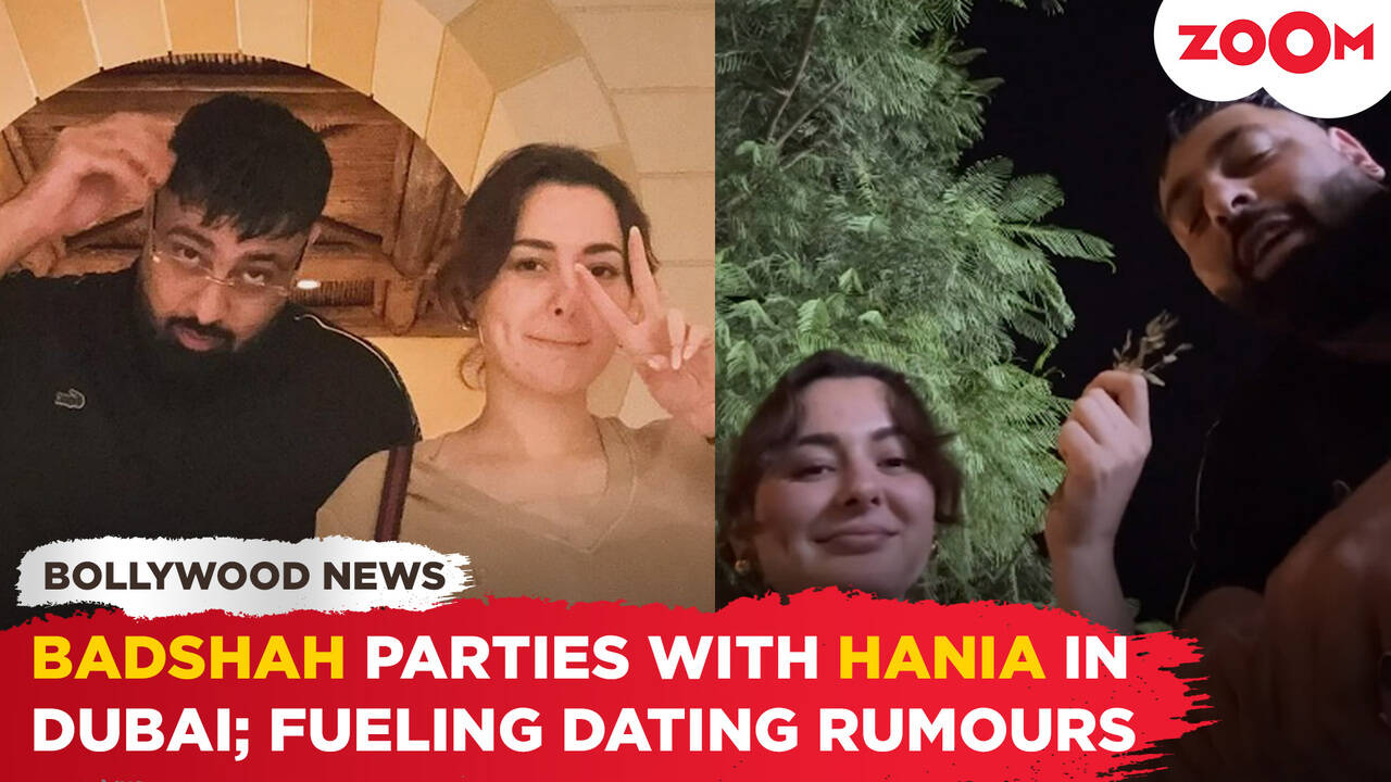 Badshah seen partying with Pakistani actress Hania Aamir in Dubai ...