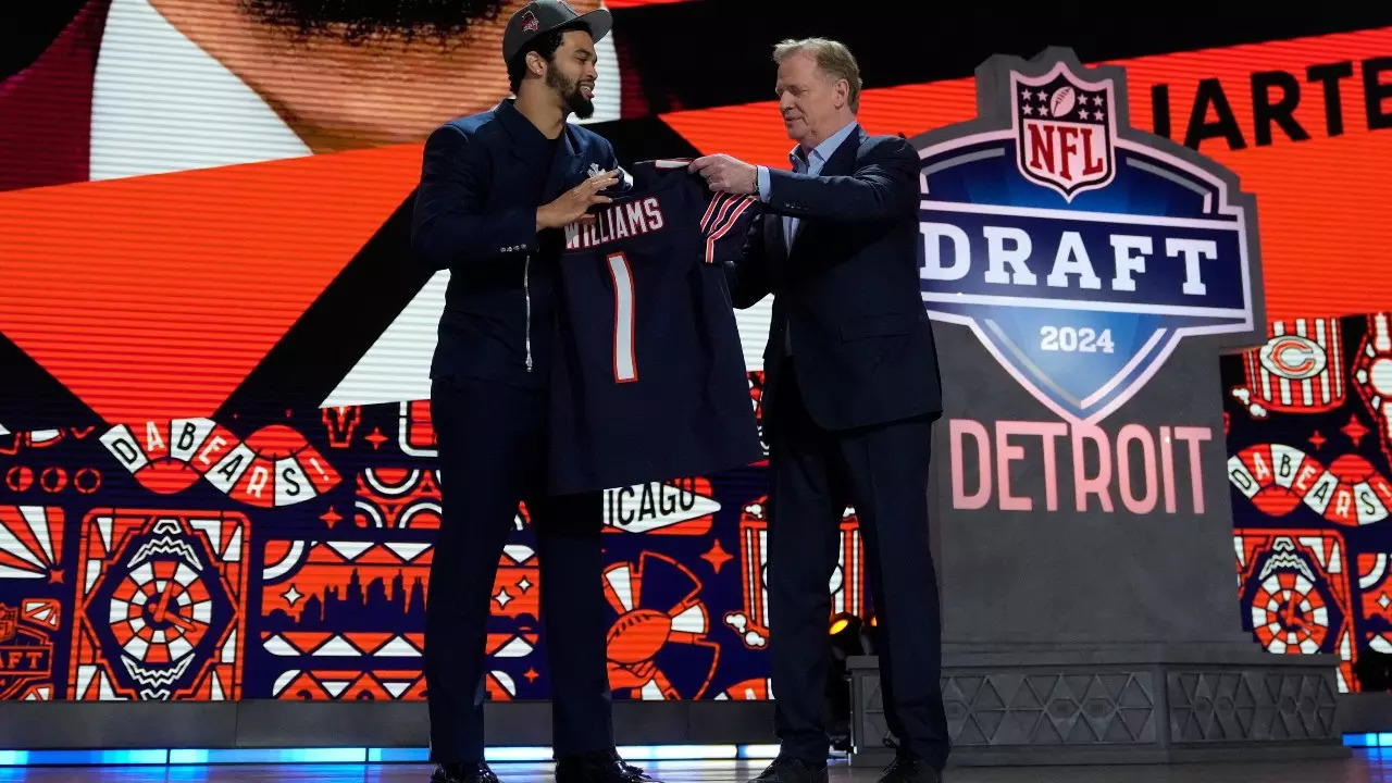 Quarterbacks Caleb Williams, Jayden Daniels And Drake Maye Among Top 12 Picks In NFL Draft Rd 1 ...