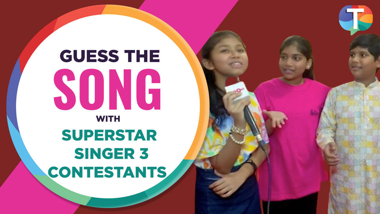 FUN Emoji game with Superstar Singer 3 contestants Rajdeep, Laisel ...