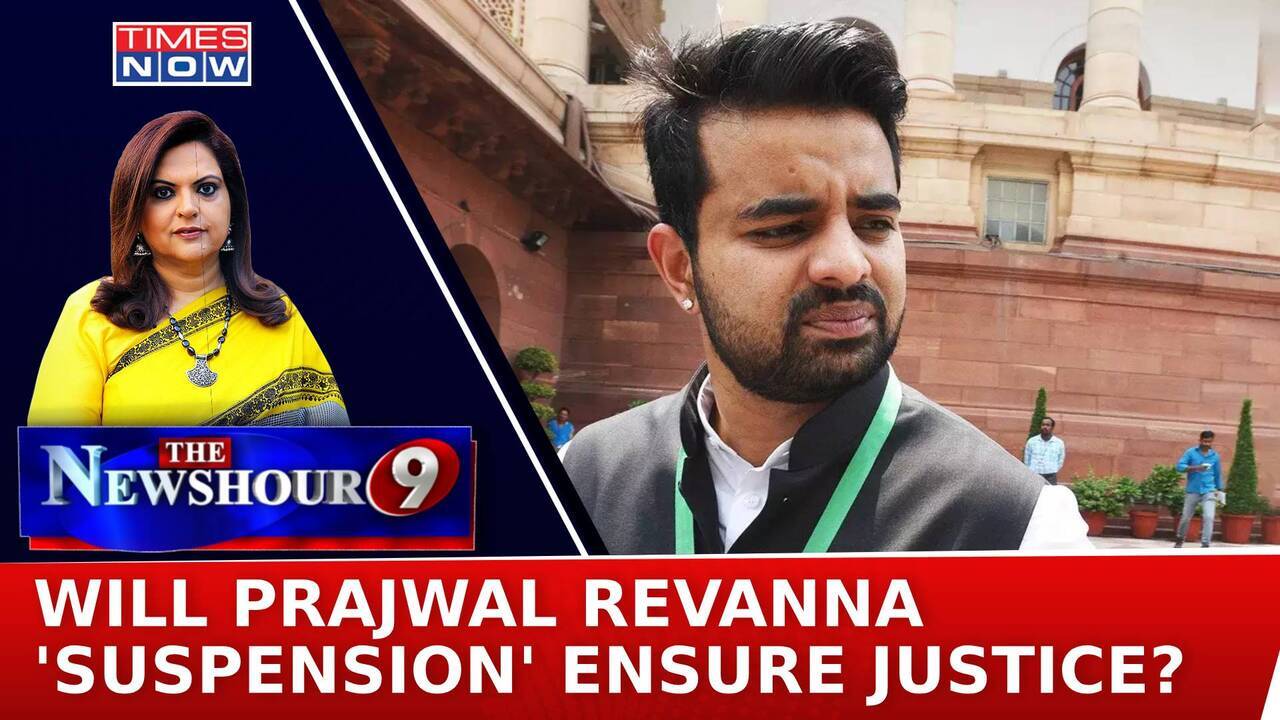 Sex Scandal Row Prajwal Revanna Suspended From Jds Who Helped Hassan