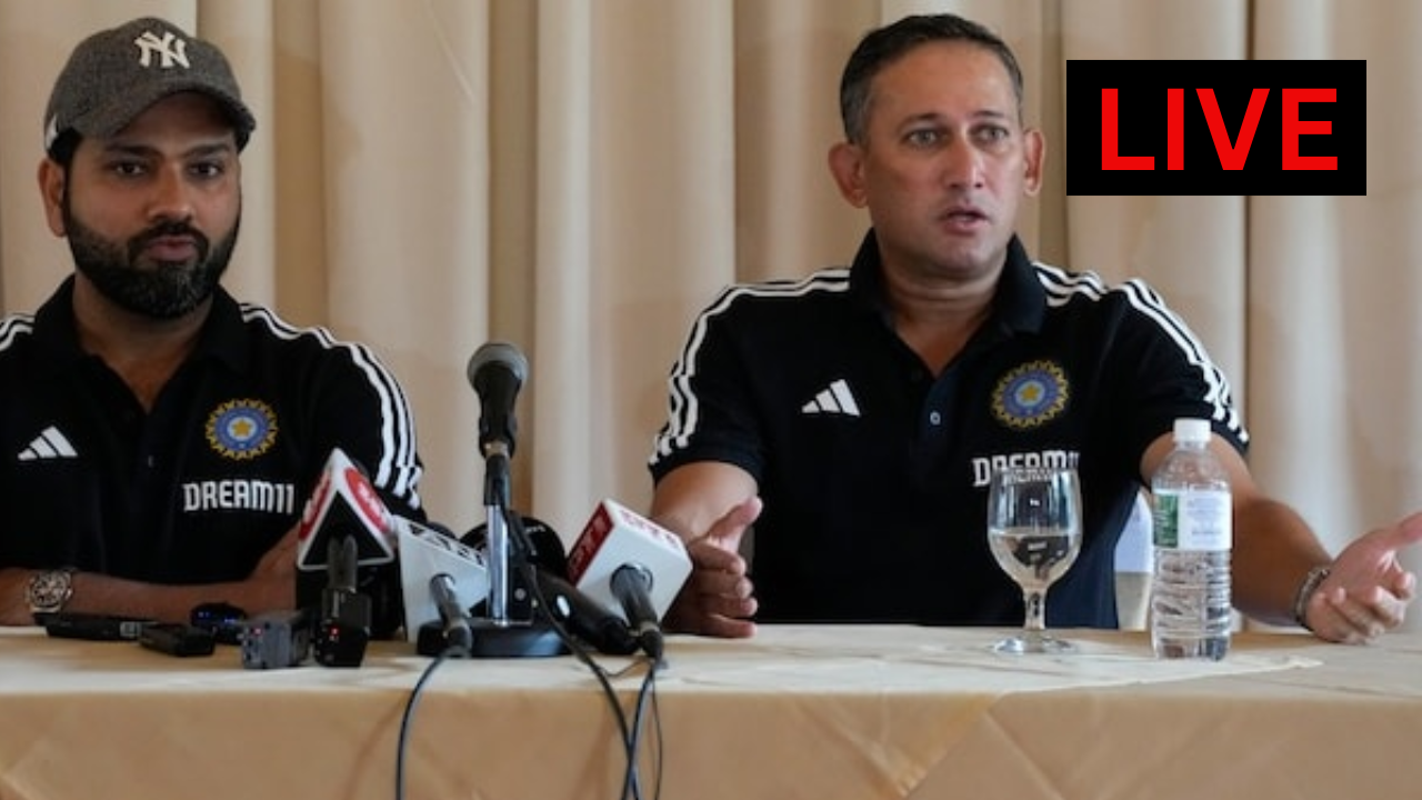 Rohit Sharma, Ajit Agarkar T20 World Cup Press Conference HIGHLIGHTS: Rinku Singh Has Done ...
