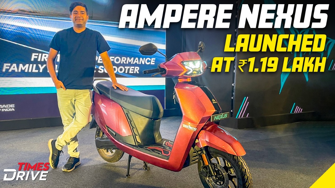 Ampere Launches Nexus Electric Scooter: Two Variants and Exciting ...