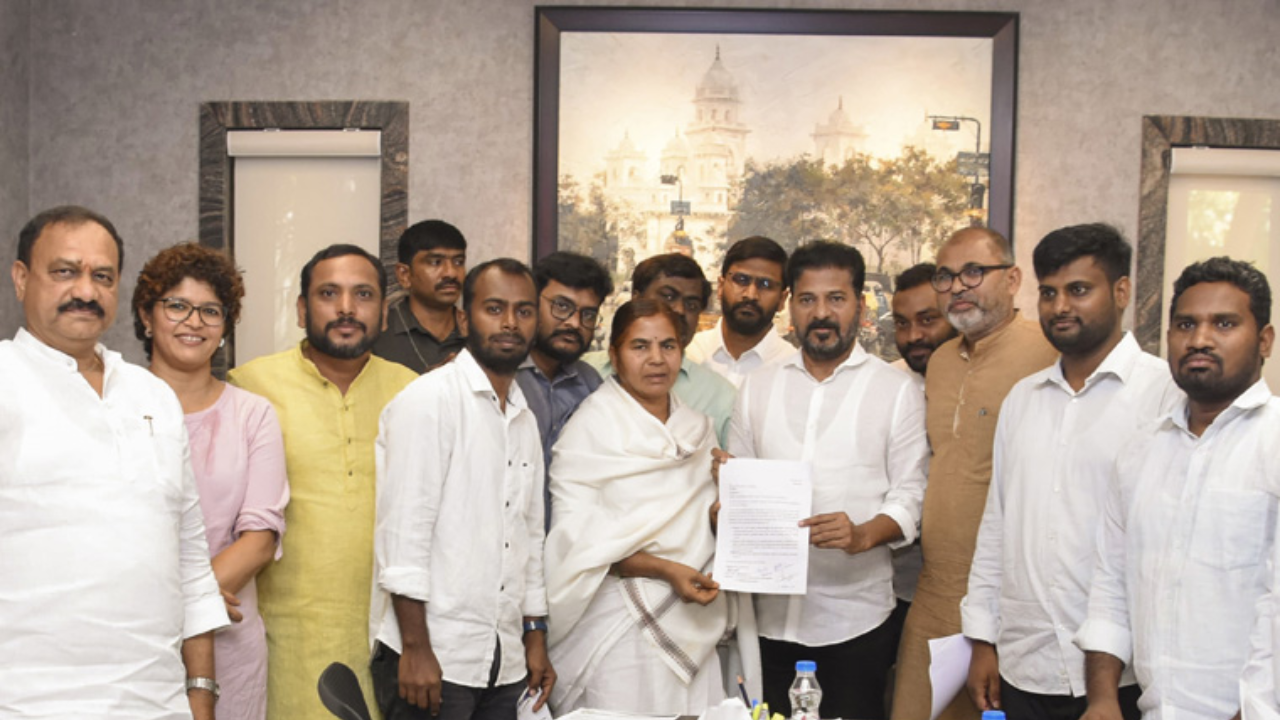 Rohith Vemula's Mother Meets Telangana CM Revanth Reddy, Assured Of ...