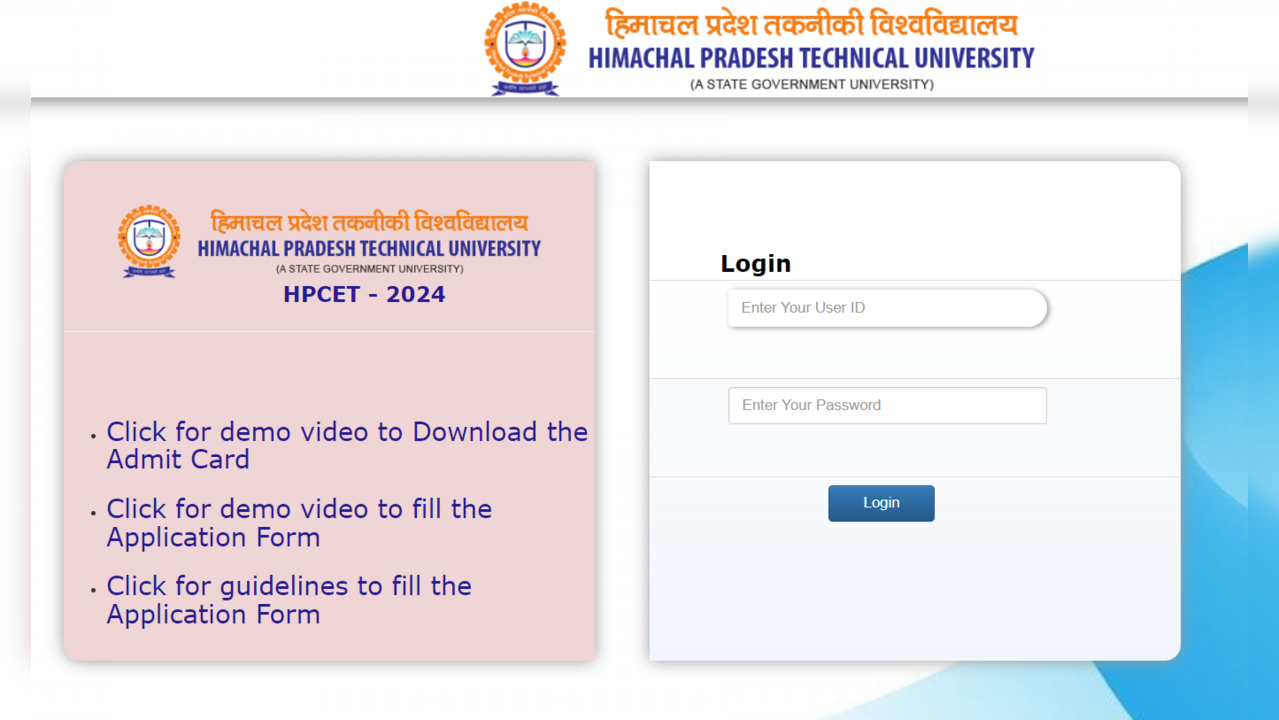 HPCET Admit Card 2024 Out At himtu.ac.in; Direct Link | Times Now