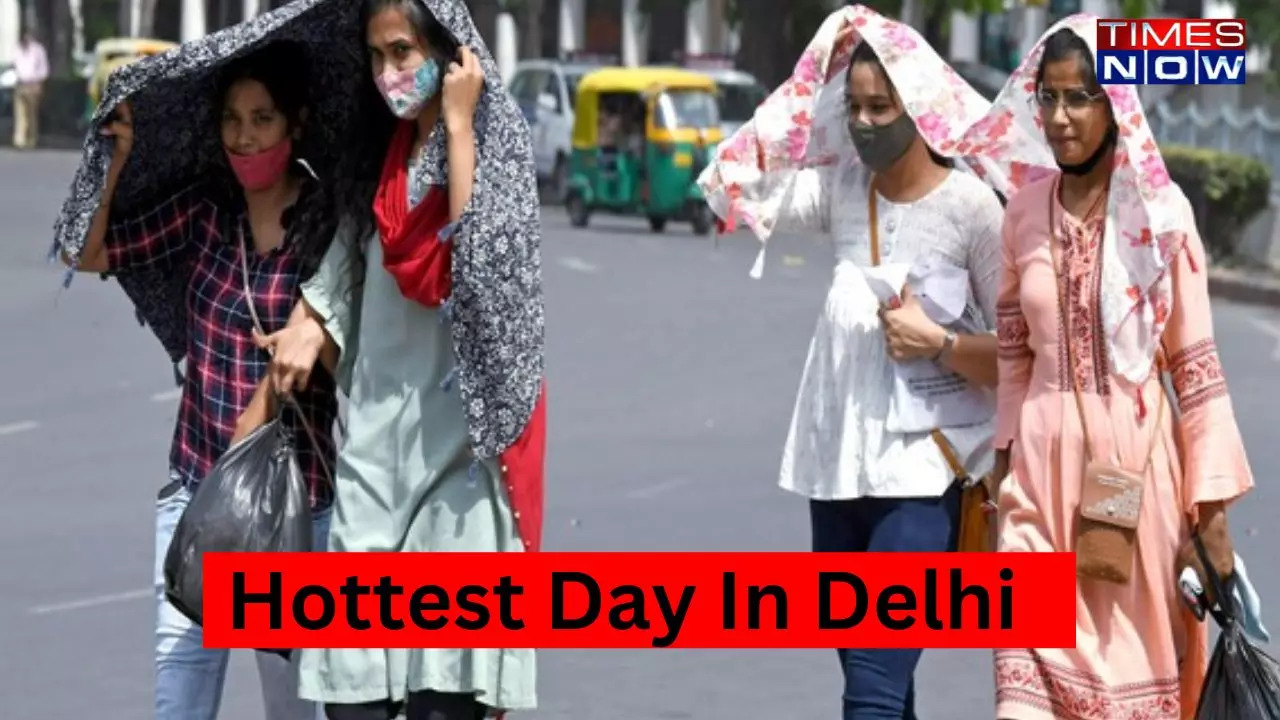 Delhi Weather: City Records Season's Hottest Day As Maximum Temp ...