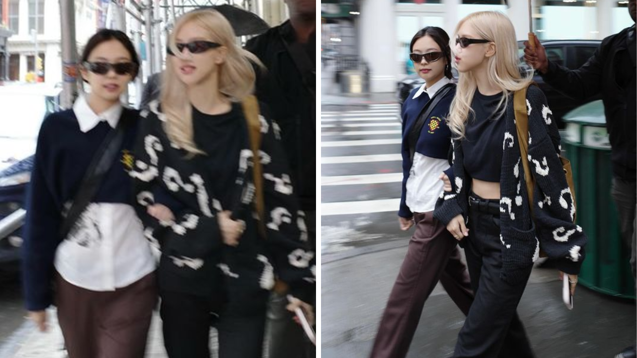 Blackpink's Jennie And Rosé Step Out For Dinner Date In New York, Enjoy ...