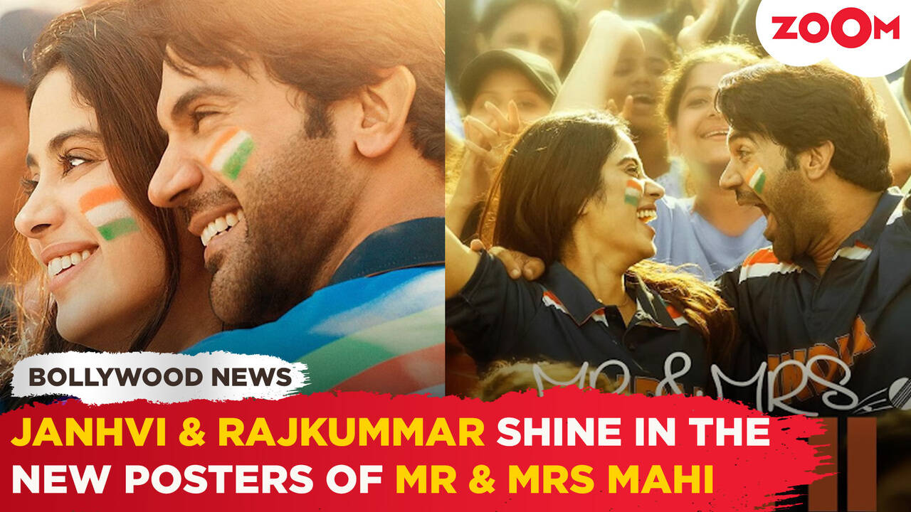 Janhvi Kapoor & Rajkummar Rao's stunning look in the new posters of Mr & Mrs Mahi | Times Now