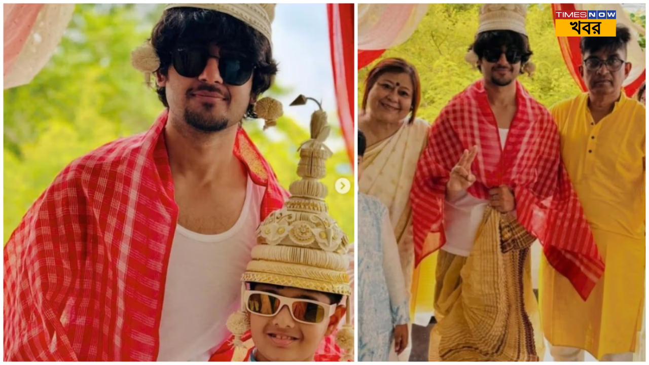 Adrit Marriage: চোখে রোদচশমা, পরনে ধুতি, বর আদৃতের দেখা পাওয়া গেল অবশেষে | বিনোদন News, Times ...