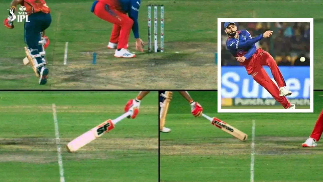 Virat Kohli's direct hit to Run Out Shashank Singh in RCB-PBKS IPL 2024 clash, Watch Video - रन ...