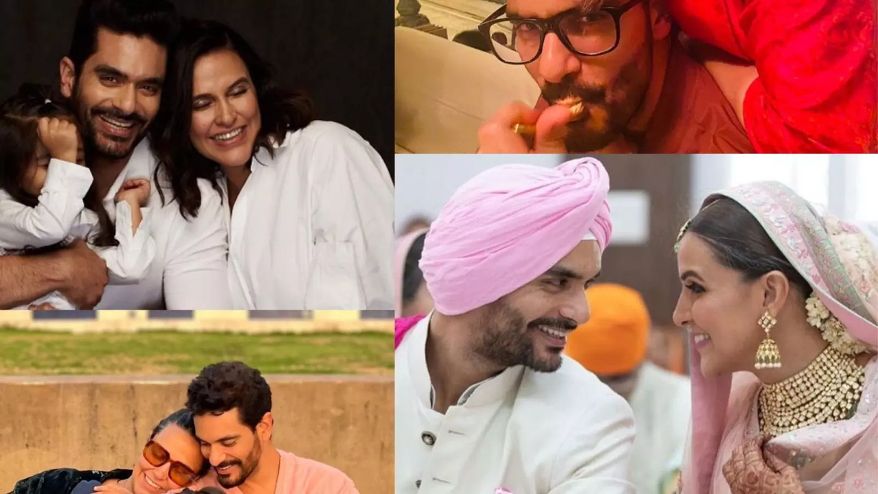 Neha Dhupia Angad Bedi Anniversary: Neha Dhupia's Pens Romantic Message ...