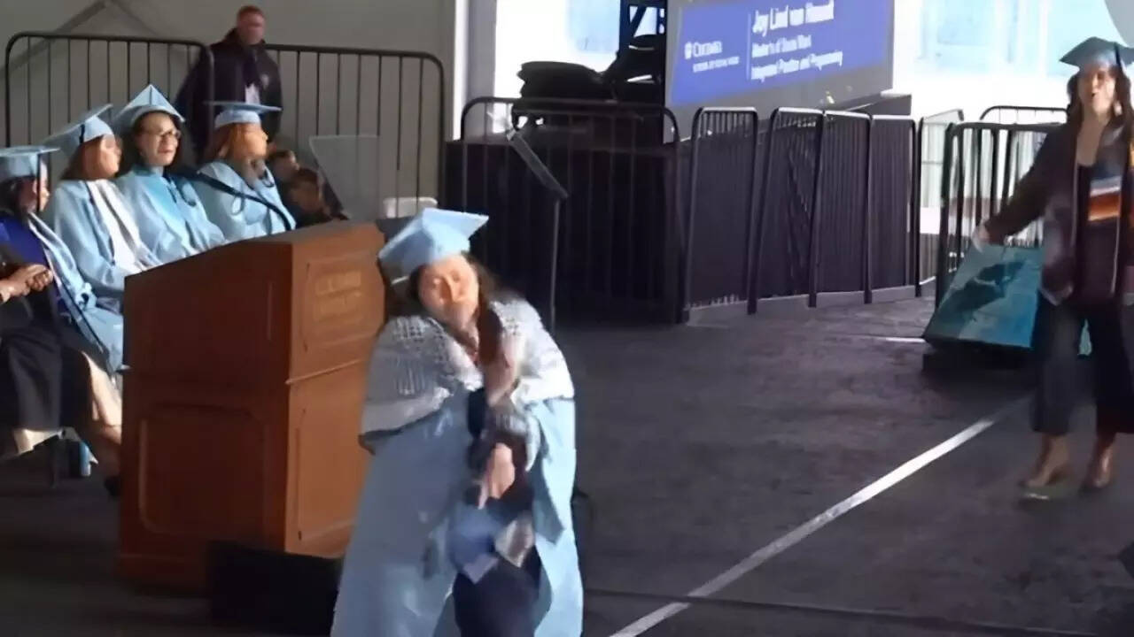 Columbia University Student Tears Diploma Demanding Gaza Ceasefire ...