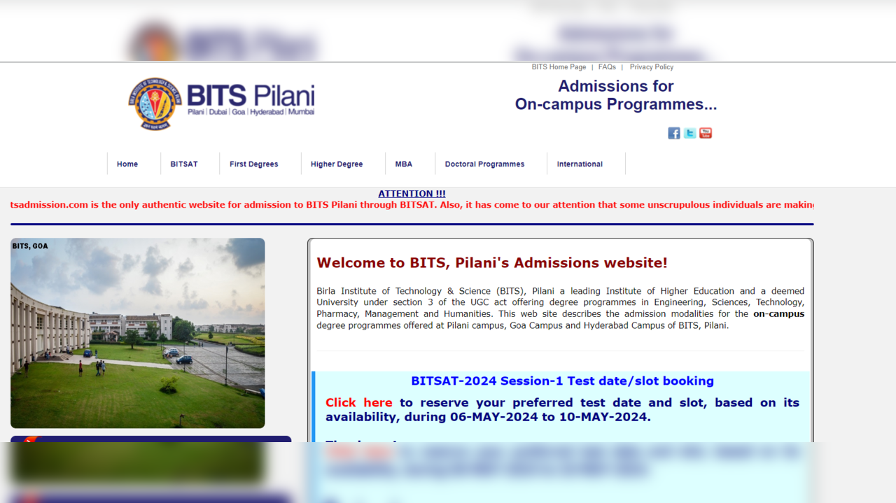 BITSAT 2024 Admit Card To Be Released Tomorrow At bitsadmission.com ...