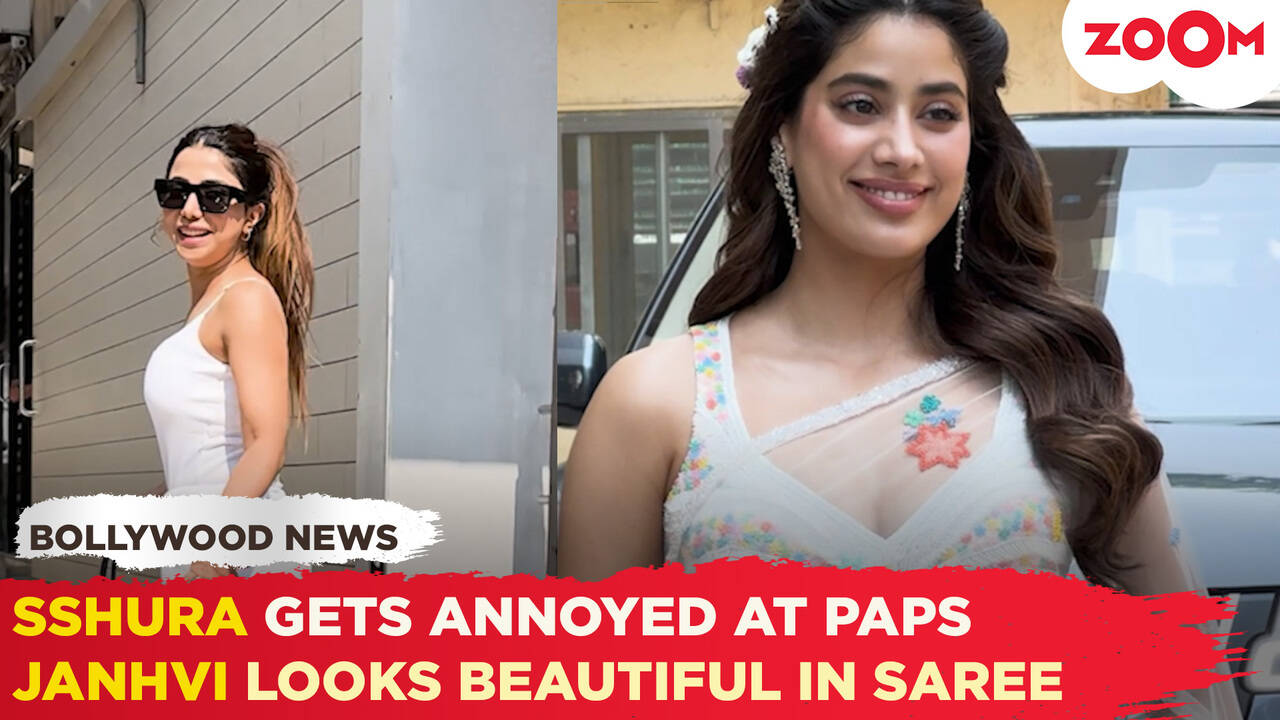Sshura Khan gets angry at paps | Janhvi Kapoor spotted looking ...