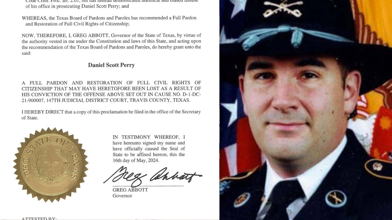 Who Is Daniel Perry? Texas Gov. Abbott Pardons Army Sergeant Convicted ...
