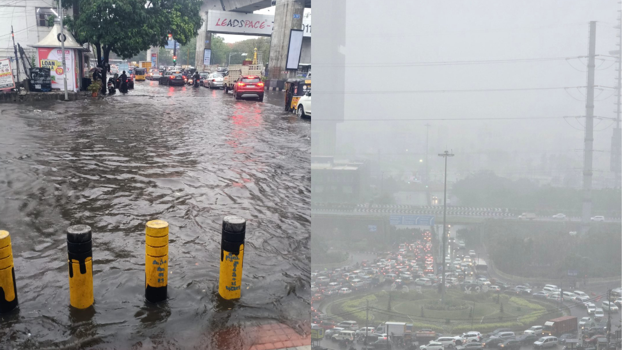 Hyderabad: Heavy Rainfall Leaves Roads Waterlogged; Are More Showers ...