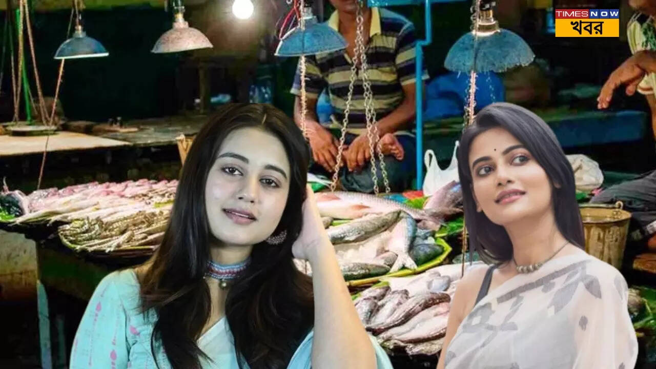 Swastika-Ushashi: মাছের বাজারে থলে হাতে স্বস্তিকা-ঊষসী, হঠাৎ মাছ কিনতে ...