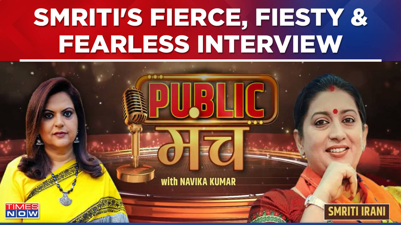 Smriti Irani's High-Powered Interview With Navika Kumar: Exclusive On Gandhis, Amethi Battle ...