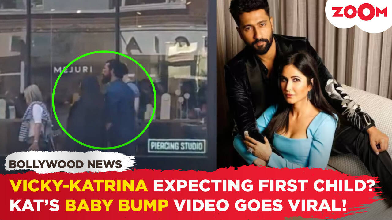 Is Katrina Kaif hiding her baby bump? Spotted in London with husband Vicky Kaushal | Times Now