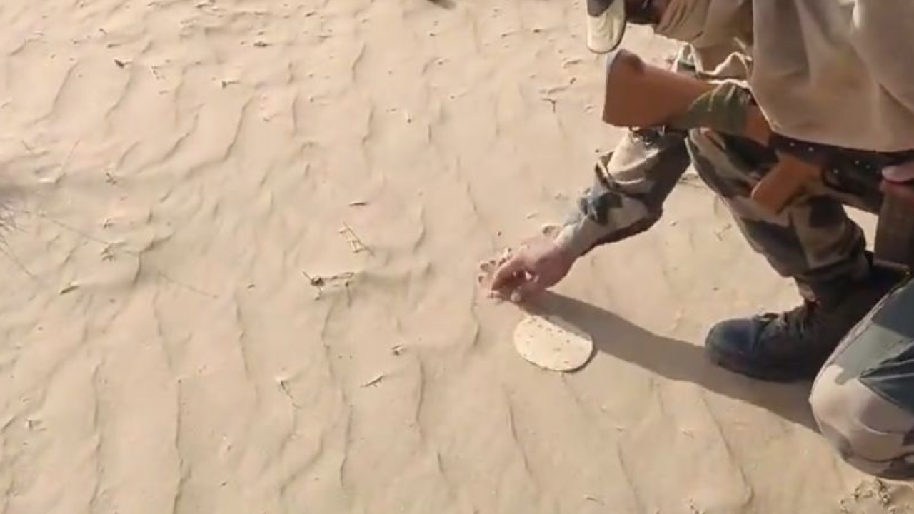 Watch: Amid Severe Heat, BSF Jawan Seen Roasting 'Papad' On Hot Sand ...