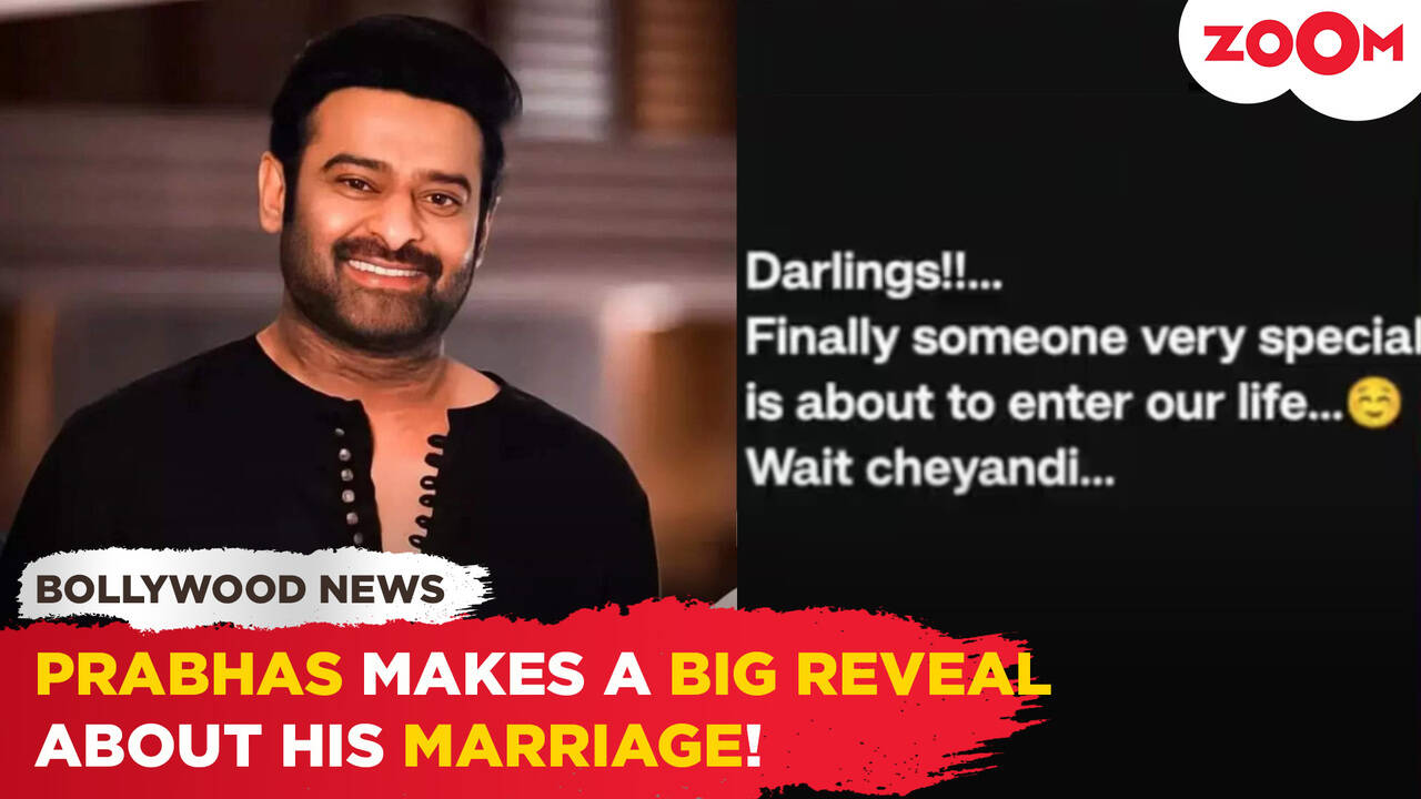 Prabhas makes a big ANNOUNCEMENT about his marriage; says 'I don't want ...