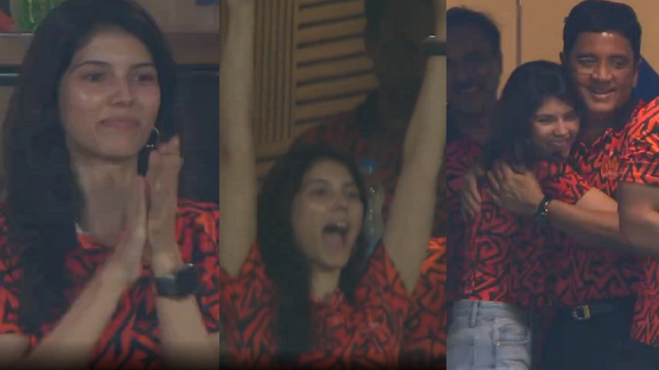 Kavya Maran's Celebration After Sunrisers Hyderabad Book Place In IPL ...