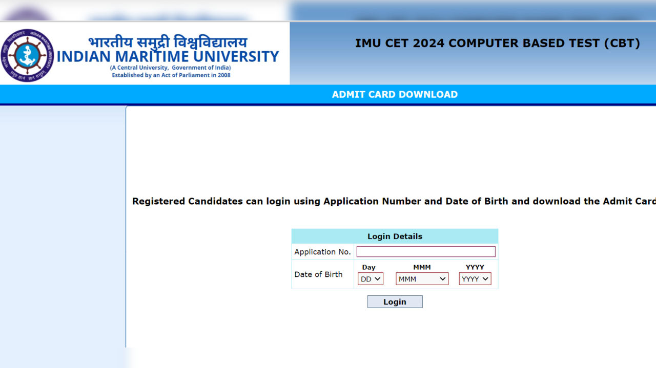 IMU CET Admit Card 2024 Released At imu.edu.in; How To Download | Times Now IMU CET Admit Card 2024 Released At imu.edu.in; How To Download | Times Now