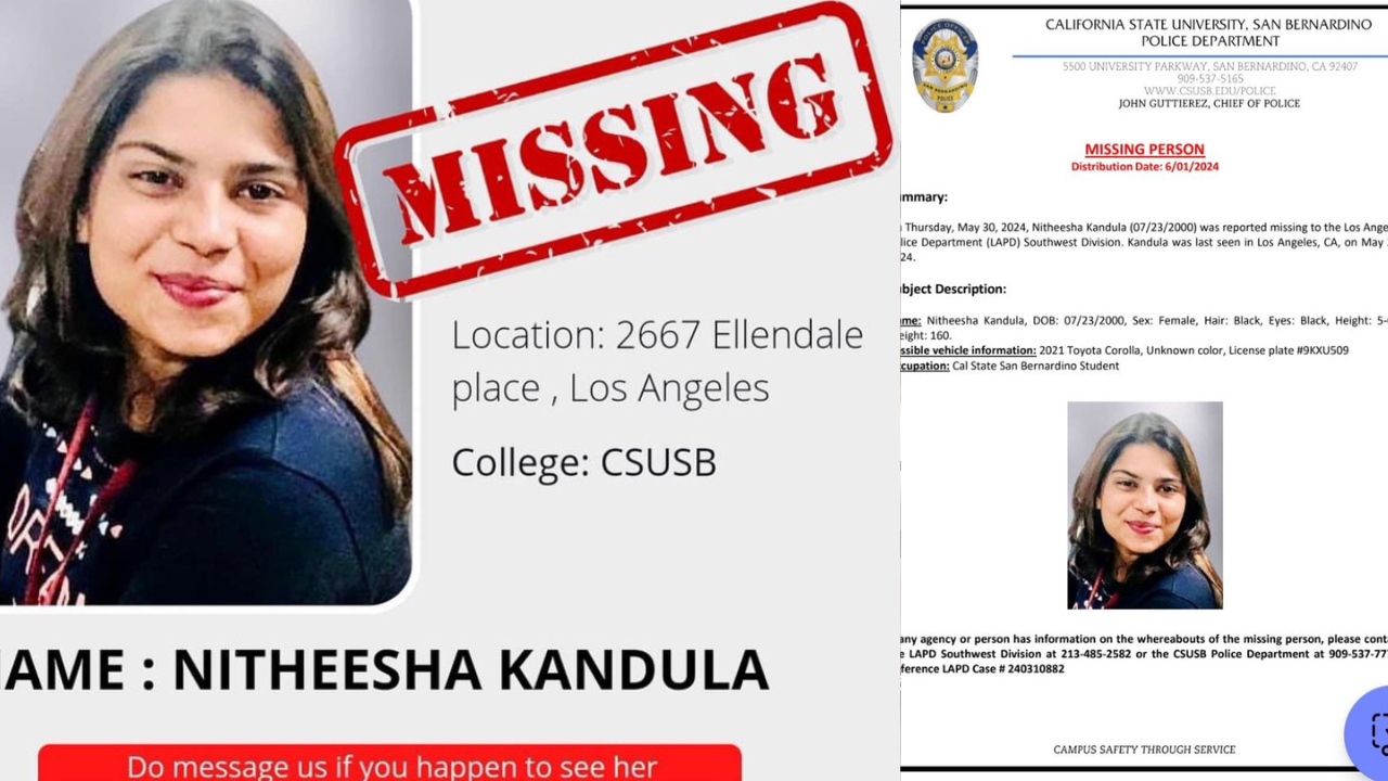 Girl Student from India Missing in Los Angeles | అమెరికాలో భారతీయ ...