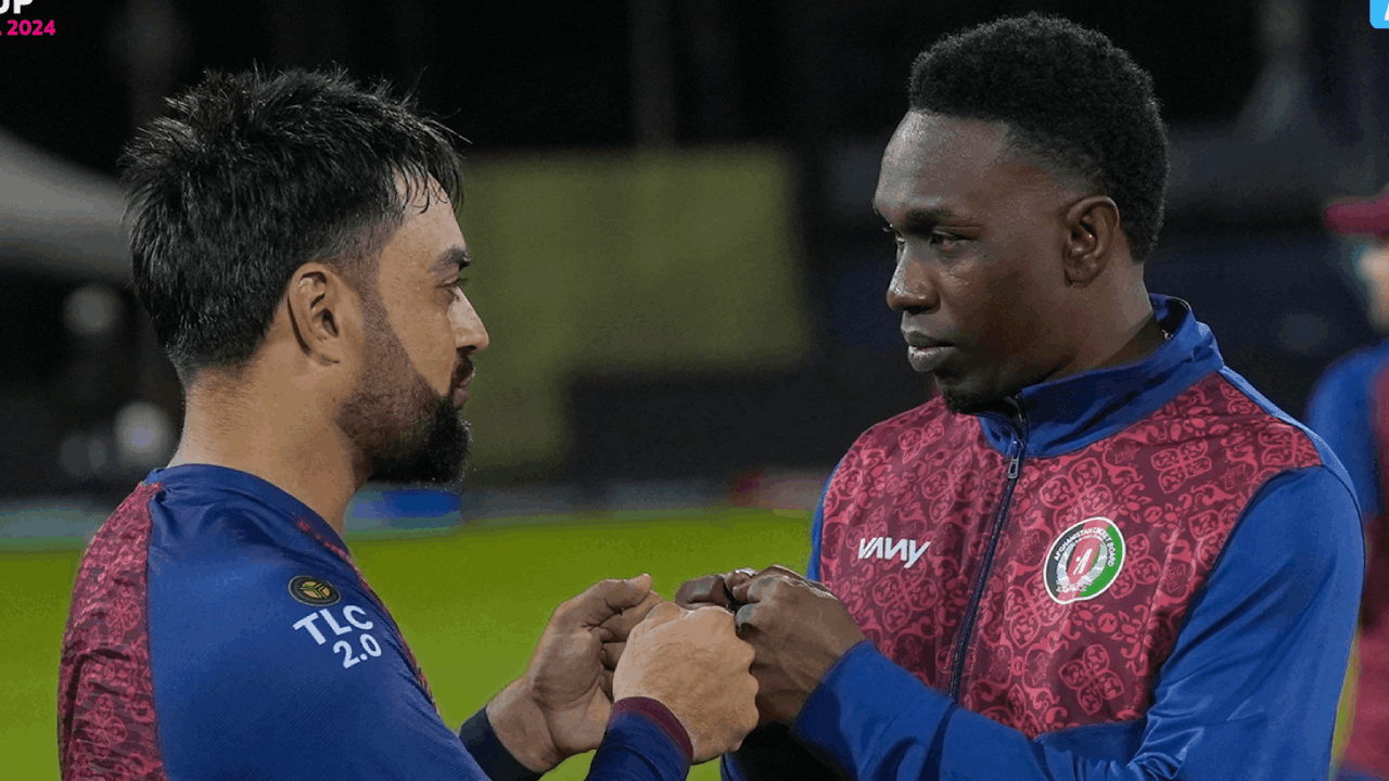 Explained: Why Is Dwanye Bravo Part Of Afghanistan's Dressing Room In ...