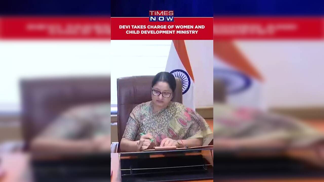 Modi 3.0: Annapurna Devi Assumes Charge As Minister Of Women And Child Development | Watch #shorts