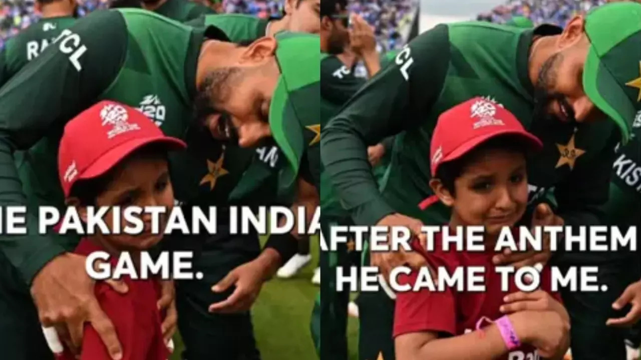 Babar Azam Wins Hearts With His Gesture For A Crying Kid, Reveals Why ...
