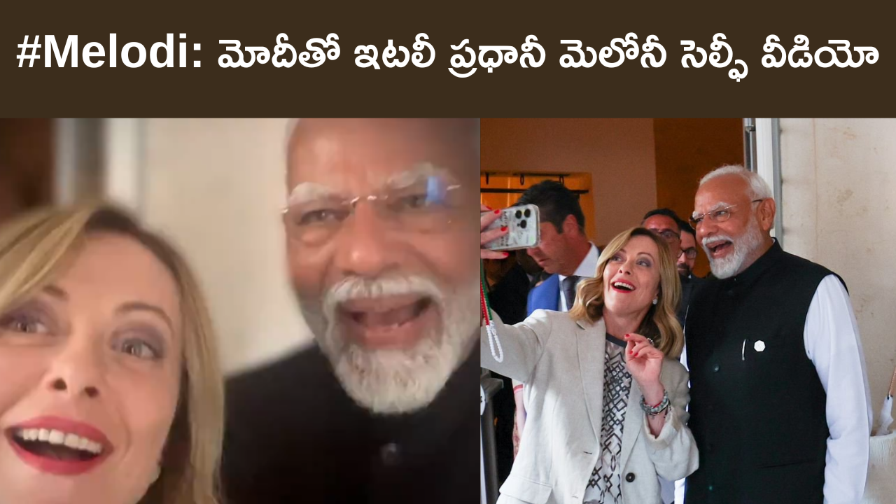 team melodi, italy pm meloni shares selfie video with pm modi | Times ...