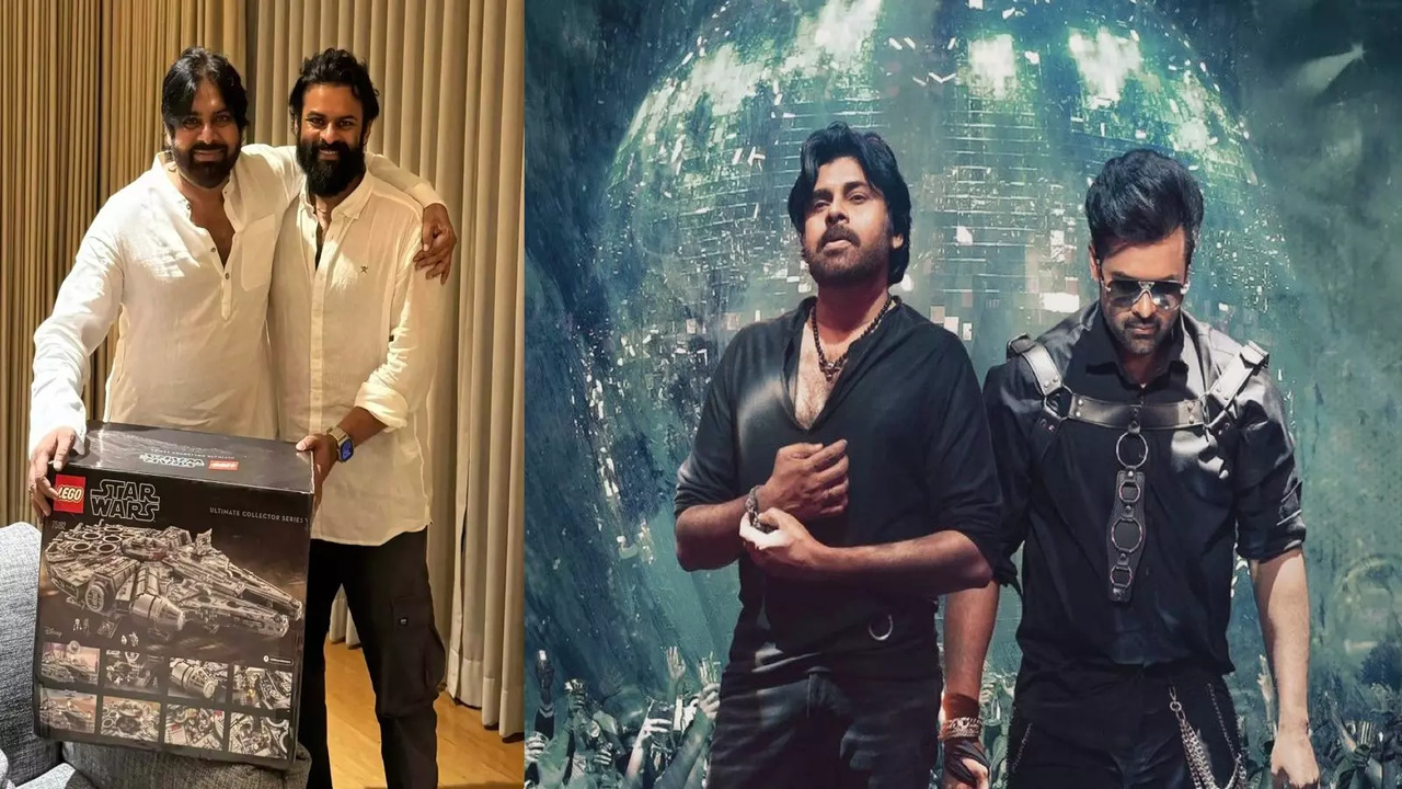 Sai Dharam Tej Gifts Star Wars Lego Set To Pawan Kalyan | Times Now