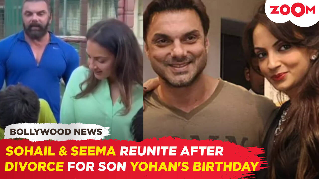Sohail Khan & Ex-Wife Seema Sajdeh reunite after divorce for son Yohan's birthday | Times Now
