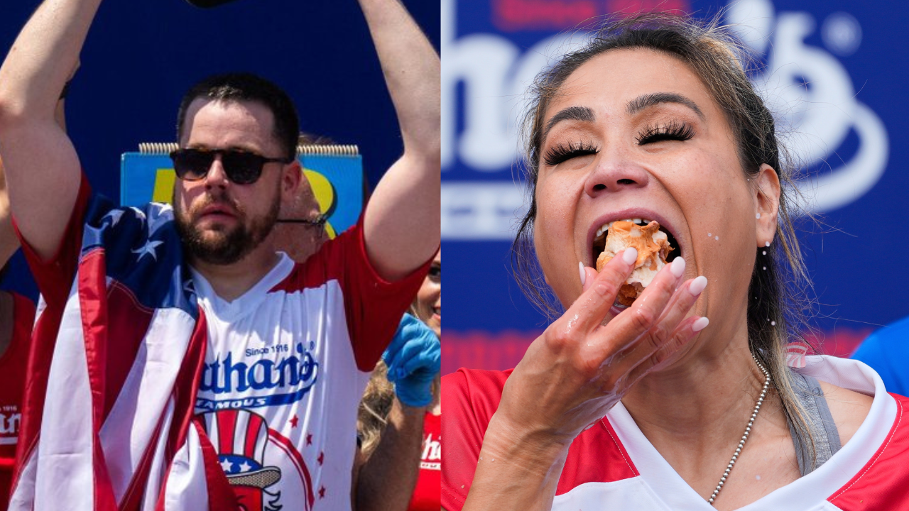 Patrick Bertoletti Wins Nathan's Hot Dog Contest, Miki Sudo Sets Women ...
