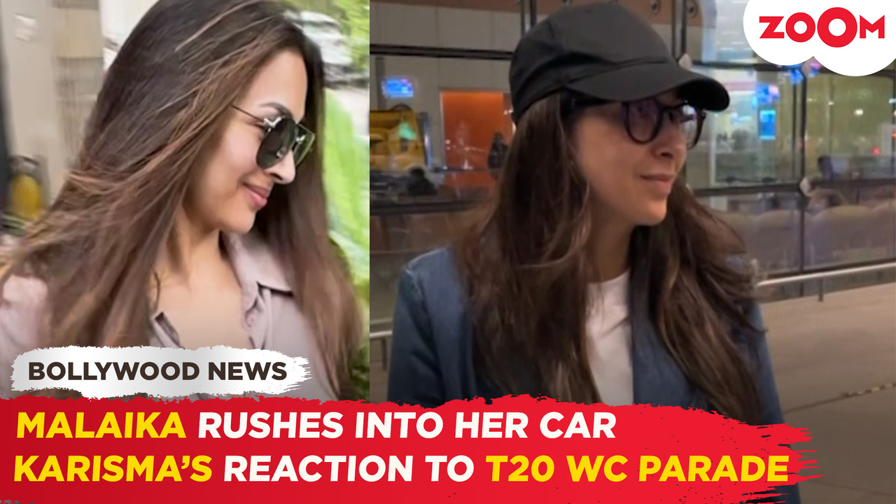 Malaika Arora rushes into her car | Karisma Kapoor's comment to T20 WC ...
