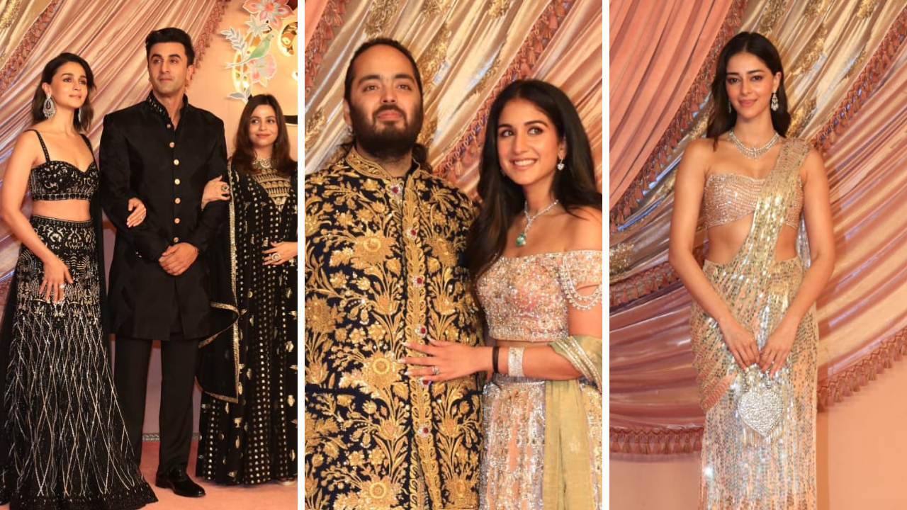 Anant Ambani-Radhika Merchant Sangeet: Alia bhatt Ranbir kapoor, Ananya ...