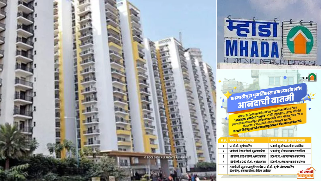 MHADA : मुंबईकरांसाठी आनंदाची बातमी; म्हाडाचा दक्षिण मुंबईत सर्वात मोठा ...