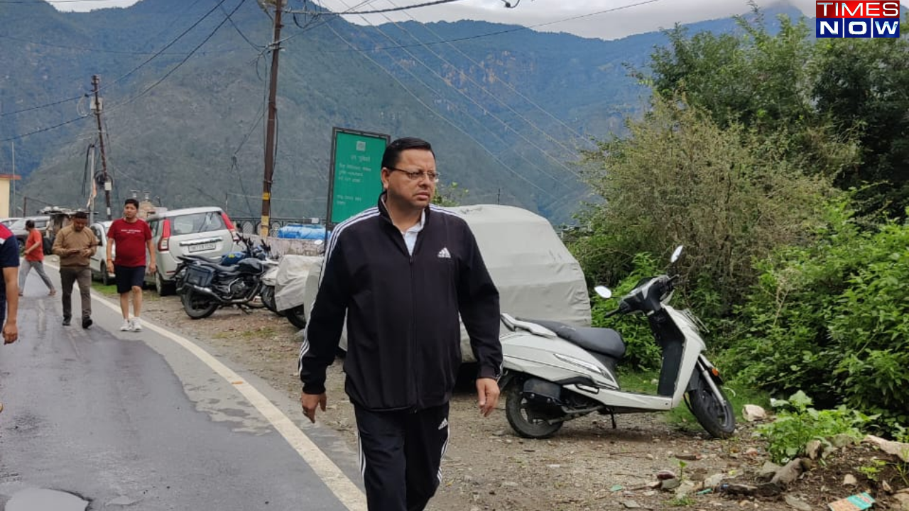 Uttarakhand CM Pushkar Dhami Interacts With Students of GGIC Inter College During Morning Walk ...