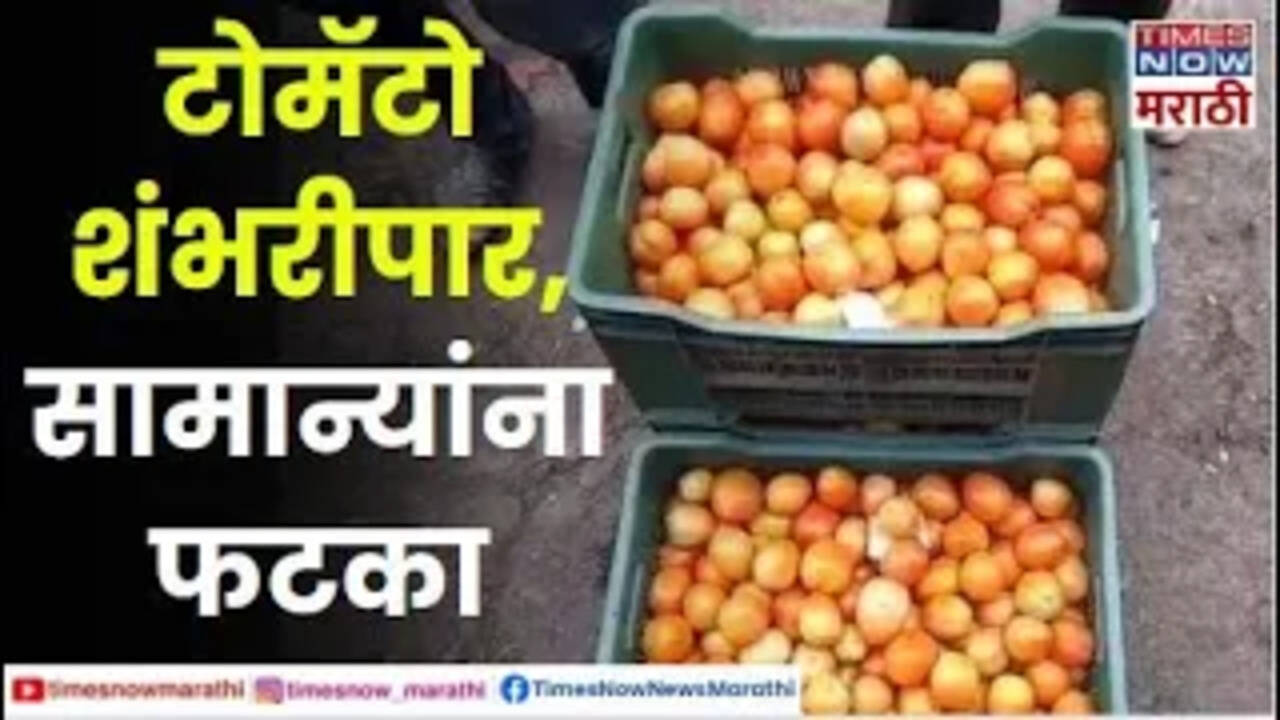 Dhule tomato: धुळे कृषी उत्पन्न बाजार समितीत टोमॅटोचे दर शंभरीपार ...