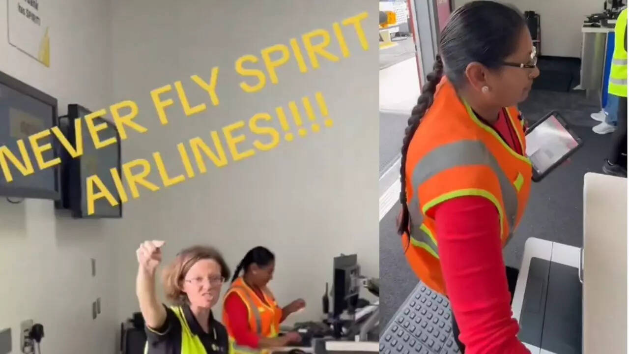 US’ Spirit Airlines Gate Agent Yells At Waiting Passengers After ...