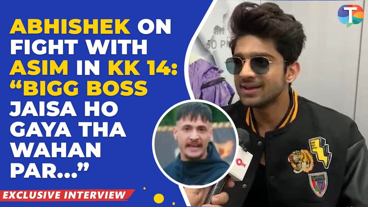 Abhishek Kumar's initial response to the fight with Asim Riaz in KKK 14 ...