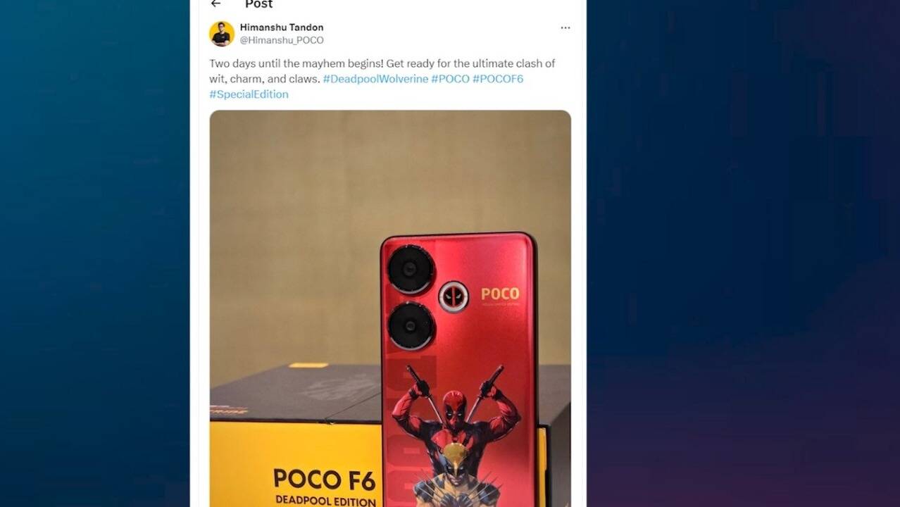Unboxing Poco F6 Deadpool Limited Edition with Himanshu Tandon | *Rs ...