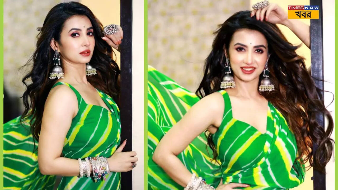 Monami Ghosh's Green Saree Looks:বাইরে প্রবল বর্ষণ! এই আবগারি ...