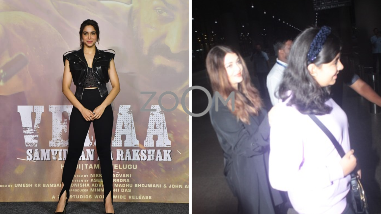 Sharvari Wagh For Vedaa Trailer Launch, Aishwarya Rai Bachchan At ...