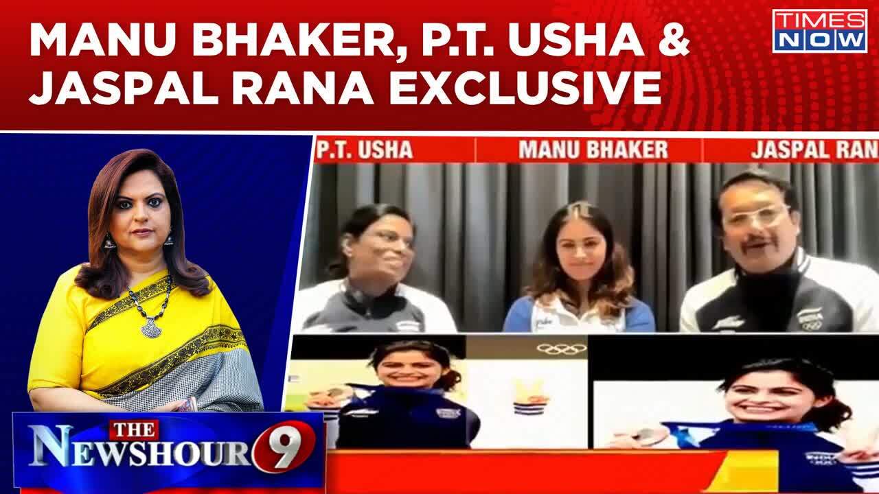 Watch Exclusive Interview Of Manu Bhaker, P.T. Usha & Jaspal Rana With Navika Kumar| Newshour ...