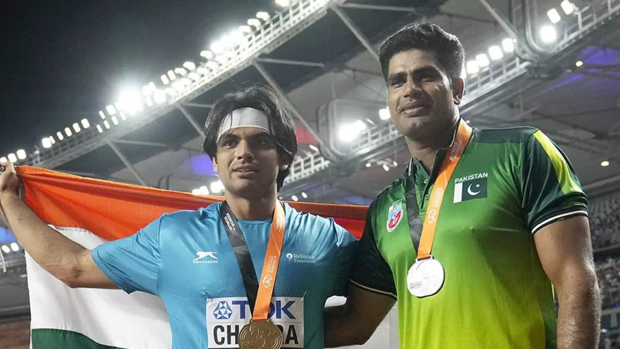 Neeraj Chopra vs Arshad Nadeem Head To Head Ahead Of Paris Olympics ... Neeraj Chopra vs Arshad Nadeem Head To Head Ahead Of Paris Olympics ...