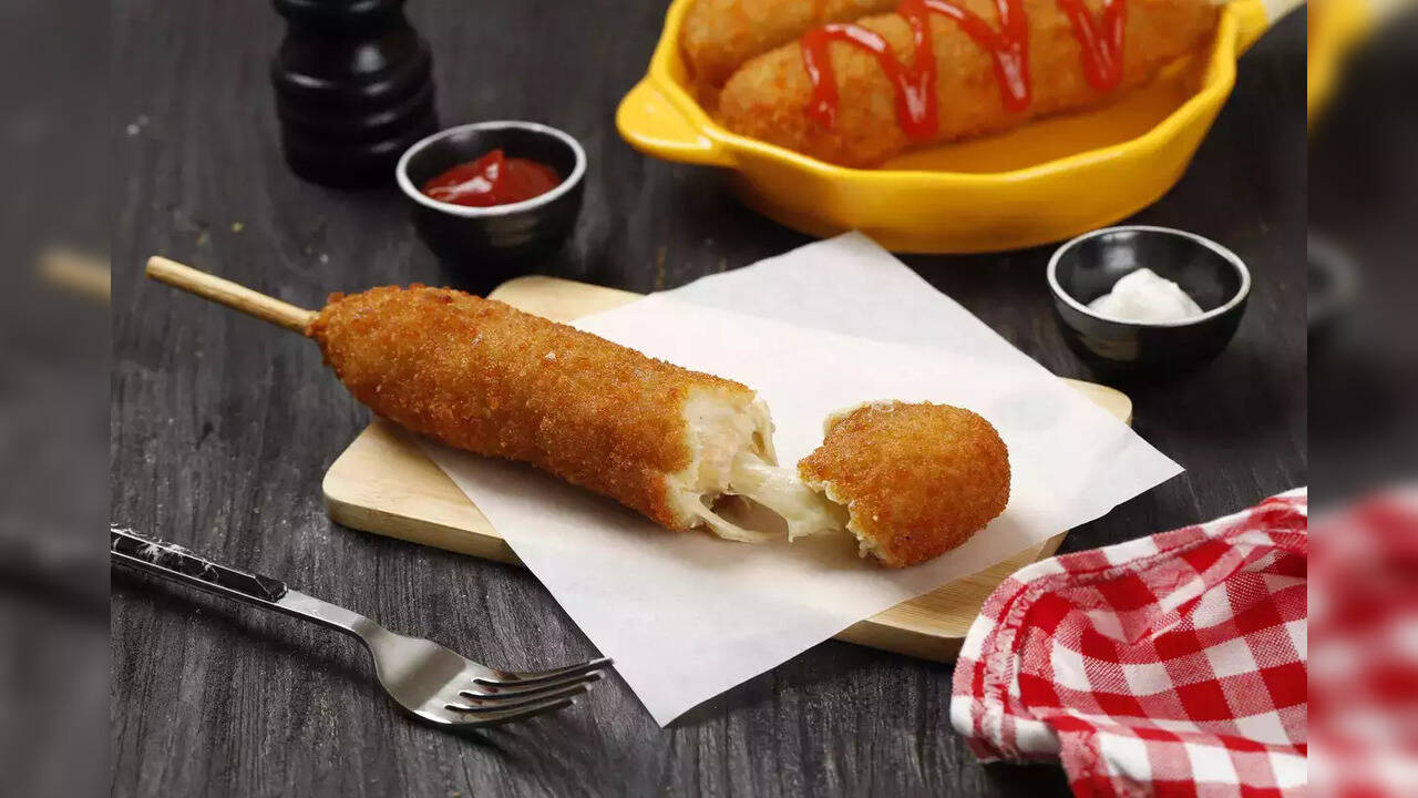 Elevate Your Snack Game with Cheesy Korean Corn Dogs | Times Now
