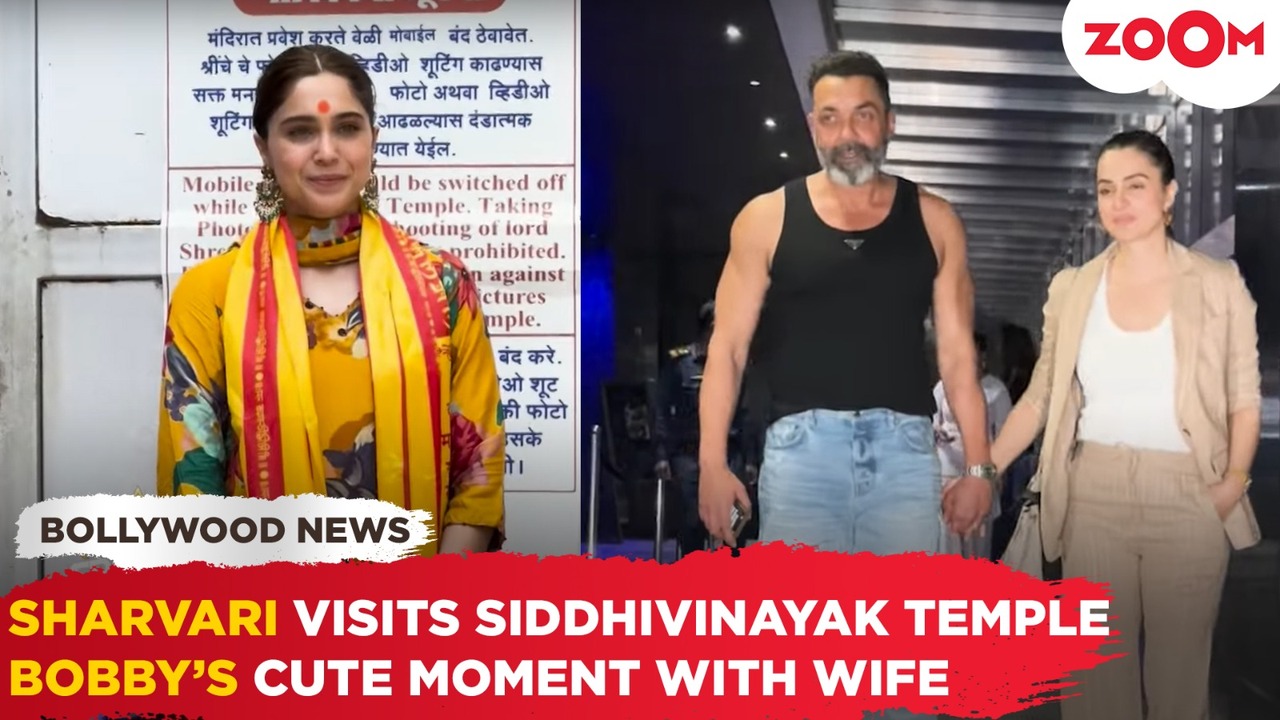 Sharvari Wagh seeks BLESSINGS at Siddhivinayak Temple | Bobby Deol ...