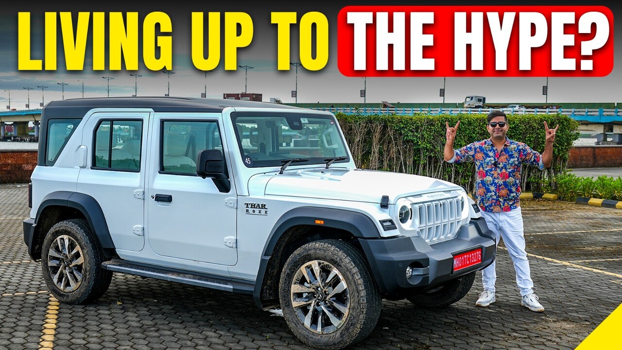 Mahindra Thar Roxx 5 Door | First Drive Review | Sunroof, ADAS ...
